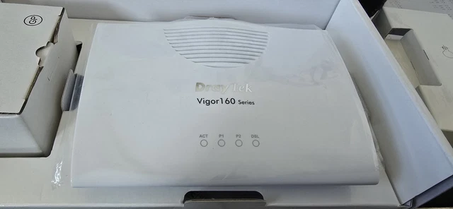 DRAYTEK VIGOR 167 Supervectoring VDSL-/ADSL-Modem - Weiß EUR 66,00 ...