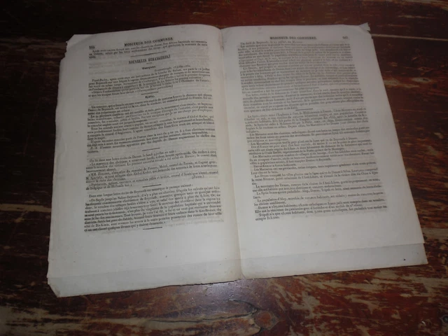 A VOIR !!! ANCIEN MONITEUR des COMMUNES - NAPOLEON - 1860 EUR 3,60 ...