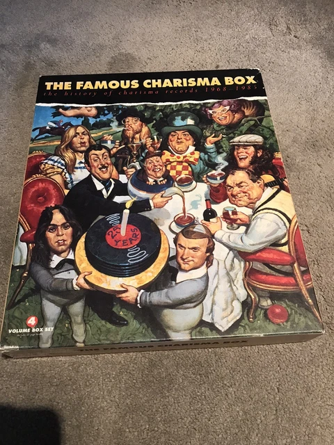 FAMOUS CHARISMA RECORDS box 4 Cd Box Set £79.00 - PicClick UK
