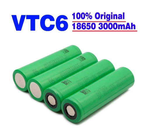 VTC6 2000MAH LITHIUM-ION cell flat top 3.7V £5.28 - PicClick UK