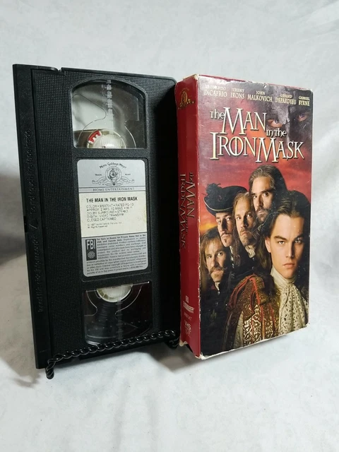 THE MAN IN The Iron Mask VHS 1998 Action Adventure Drama Leonardo ...