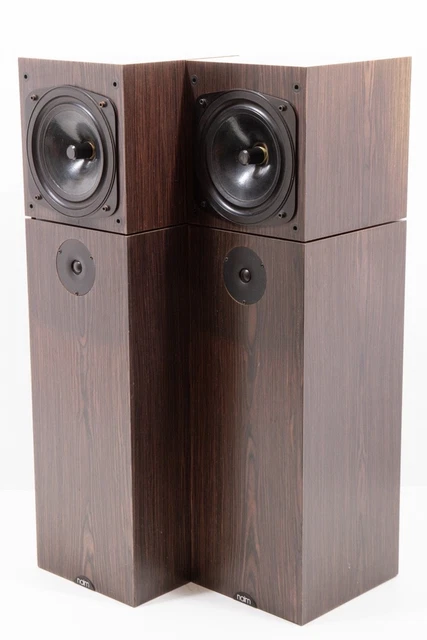 NAIM INTRO 2 speakers, Zebrano veneer, grills, working well £250.00 ...