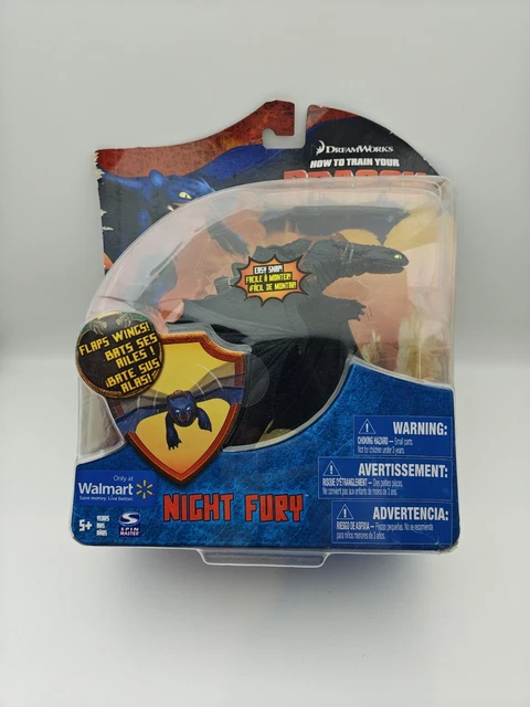HTTYD TOOTHLESS NIGHT Fury Figure Dreamworks How To Train Your Dragon ...