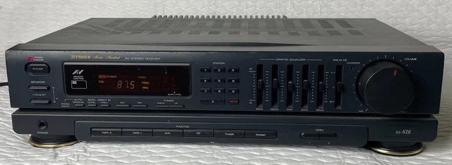 VINTAGE FISHER STUDIO Standard RS-616 Stereo AV Receiver TESTED/WORKS ...