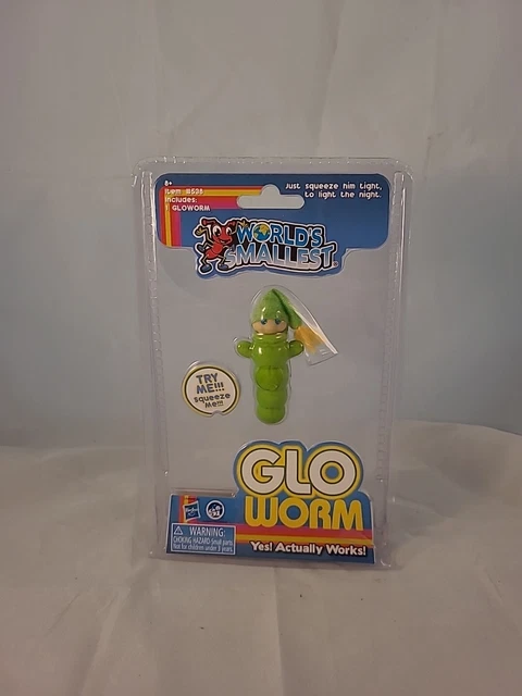 WORLD'S SMALLEST GLO WORM Mini 1980 Retro Toy Glow LIGHTS UP $14.99 ...