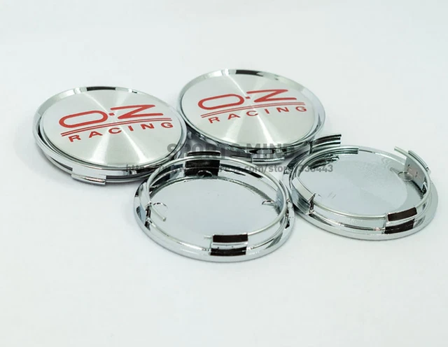 4PCS 63MM OZ Racing Emblems Wheel Center Caps Hub Caps Rim Caps Chrome ...