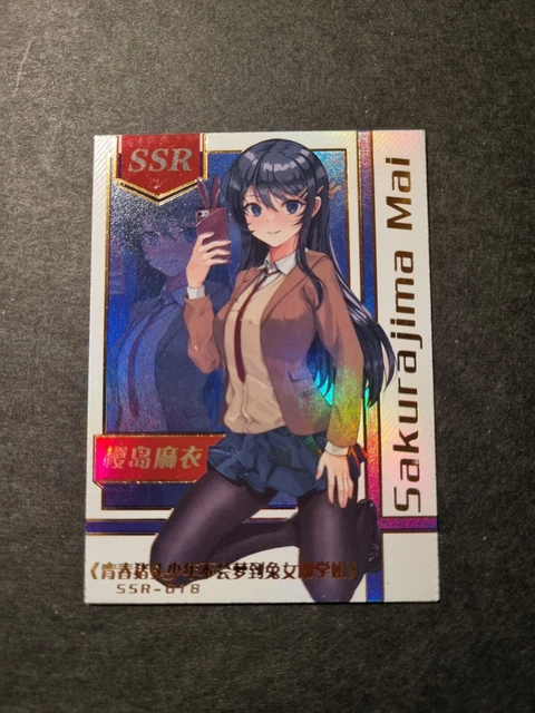 Mai Sakurajima Bunny Girl Senpai Goddess Feast Ssr 018 Holo 1367
