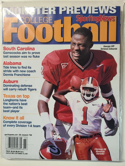 BULLDOGS SPORTING NEWS College Football Géorgie Terrence Edwards Woody ...