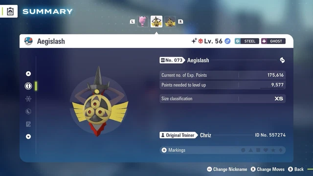 SHINY ALPHA AEGISLASH Pokémon Legends Za Perfect IV With Masterball £1. ...