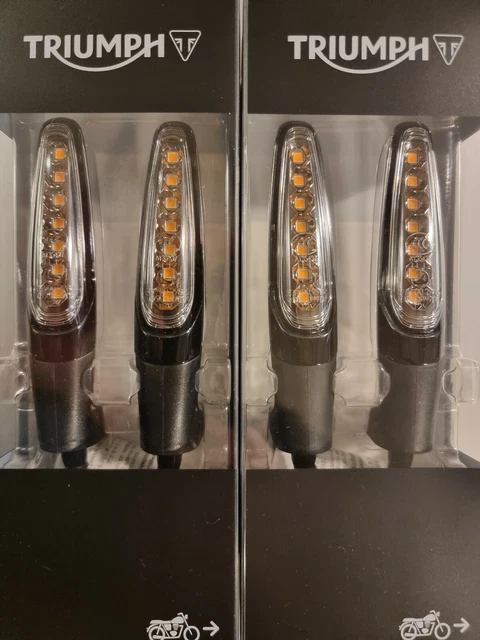 GENUINE TRIUMPH SPEED TRIPLE RS 1200 LED SCROLLING INDICATORS A9838177 ...