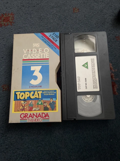 VERY RARE CARTOON Top Cat Vhs Video In Sleeve Box £8.50 - PicClick UK