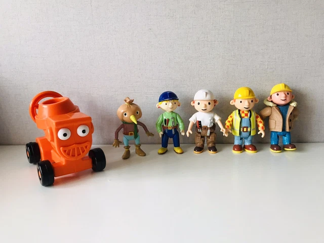 BOB THE BUILDER FIGURES BUNDLE Approx 10cm / 4” TOYS ARTICULATED £14.00 ...