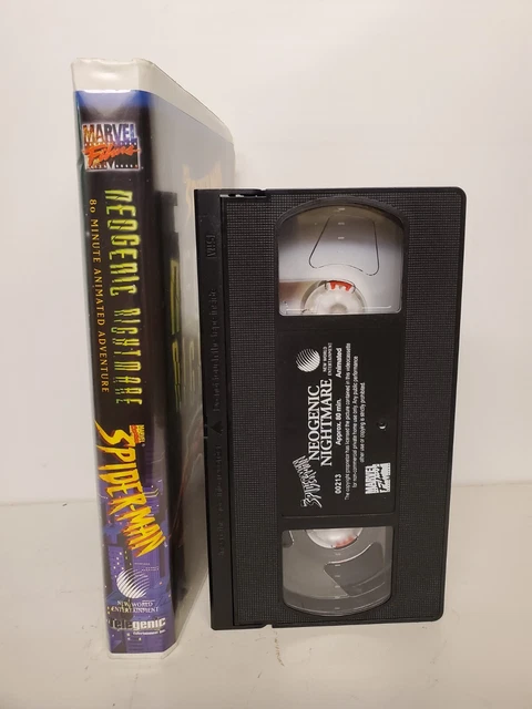 SPIDER-MAN NEOGENIC NIGHTMARE VHS 1997 Marvel Comics Films Movie ...