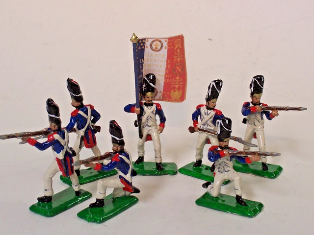 TOY SOLDIERS-NAPOLEONIC WARS-FRENCH Army Infantry-Old Guard-Grenadiers ...