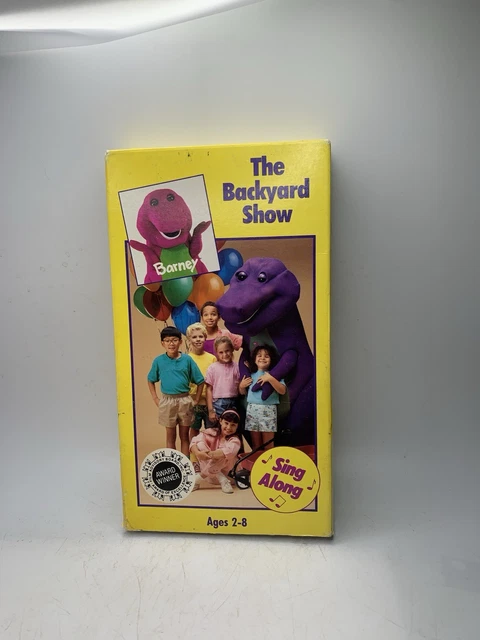 BARNEY: THE BACKYARD Show VHS Tape 1992 Lyons White Tape Songs Video £ ...