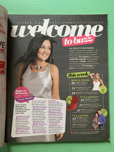 BUZZ MAG 18-SEPTEMBER-2010 TESS DALY VERNON KAY Derek Hough TOWIE ...