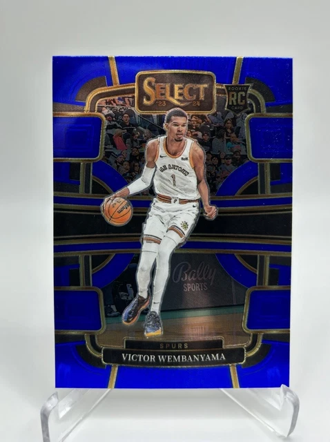 2023-24 PANINI SELECT Victor Wembanyama Blue Acourse Rookie #87 Wemby ...