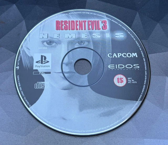 PS1 RESIDENT EVIL 3: Nemesis - Playstation 1 - PAL - completamente ...