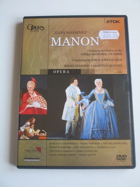 MANON MASSENET 2-DISC DVD Opera National de Paris RENEE FLEMING Marcelo Alvarez £6.00 - PicClick UK