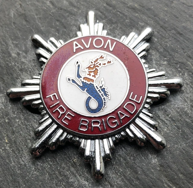 OBSOLETE AVON FIRE Brigade Cap Badge. £12.95 - PicClick UK