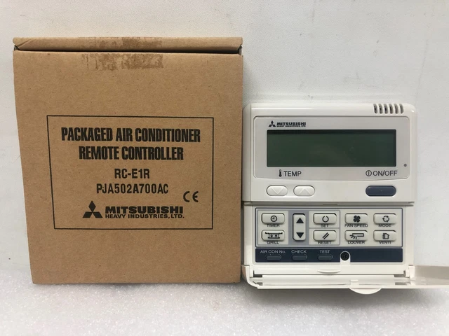 MITSUBISHI RC-E1R 3 Wire Packaged Air Conditioner Remote Controller £31 ...