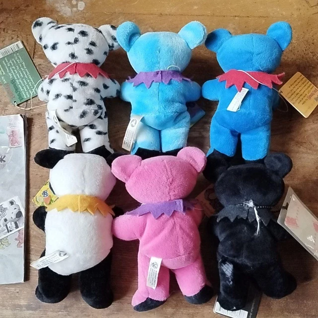 GRATEFUL DEAD BEAN Bear Set Of 6 Sold £93.18 - PicClick UK