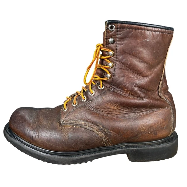 VINTAGE RED WING Men’s 2233 Supersole Brown Leather Work Boot Size 10.5 ...