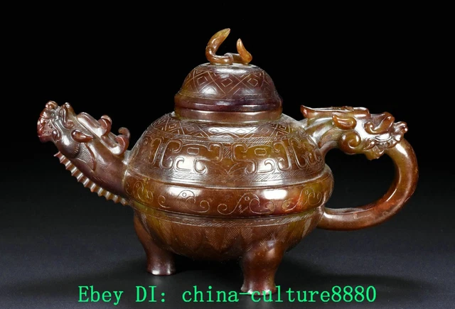 HAN DYNASTIE NATURELLE et tianju Feng Shui Dragon bête pot à boire EUR ...
