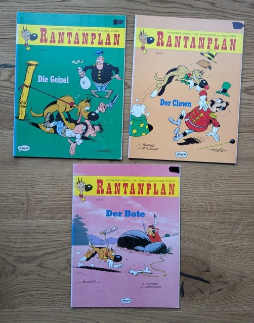 3X RANTAPLAN (MORRIS, Fauche, Leturgie) Comic Ehapa #3 #4 #6 1. Auflage ...