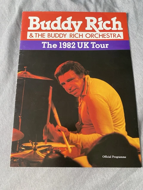 BUDDY RICH 1982 UK Tour Programme £7.59 - PicClick UK