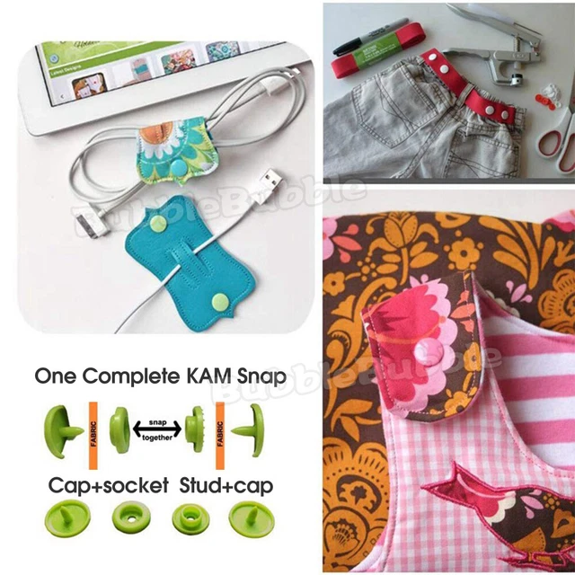 SNAP T5 PLASTIC Snaps Poppers Fastener Button Press Stud Plier Tool BOX ...