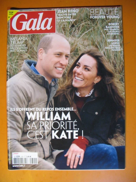 GALA N° 1601 du 15/02/2024-William sa priorité, Kate. Jean Reno ...