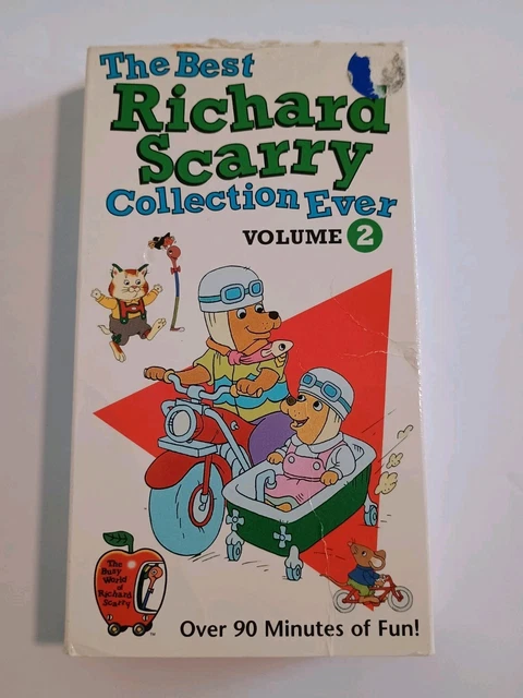 THE BEST RICHARD Scarry Collection Ever Vol. 2 (VHS, 1997, Closed ...