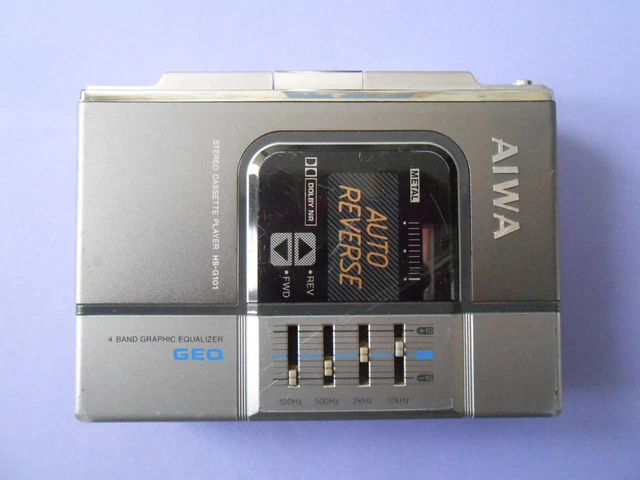 AIWA WALKMAN HS-G101, 4 Band Graphic Equalizer Geq EUR 202,19 - PicClick FR