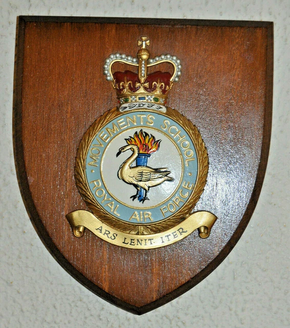ROYAL AIR FORCE Movements School plaque crest shield RAF EUR 38,49 ...