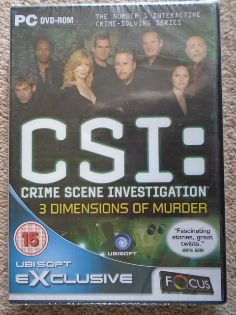 CSI: CRIME SCENE Investigation: 3 Dimensions of Murder (PC: Windows ...