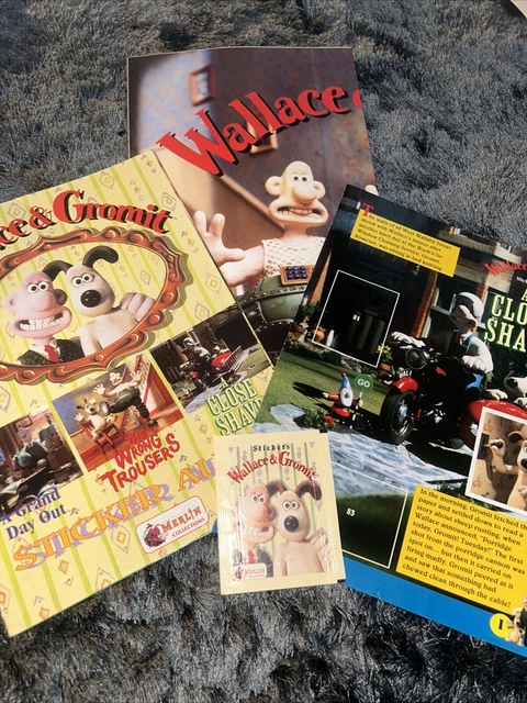 WALLACE & GROMIT Sticker Album Merlin Collections 1995/6 With Read ...
