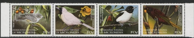 MICRONESIA 1998 MNH** Endemic Birds\Chuuk Monarch\Lorikeet\Yap Monarch ...