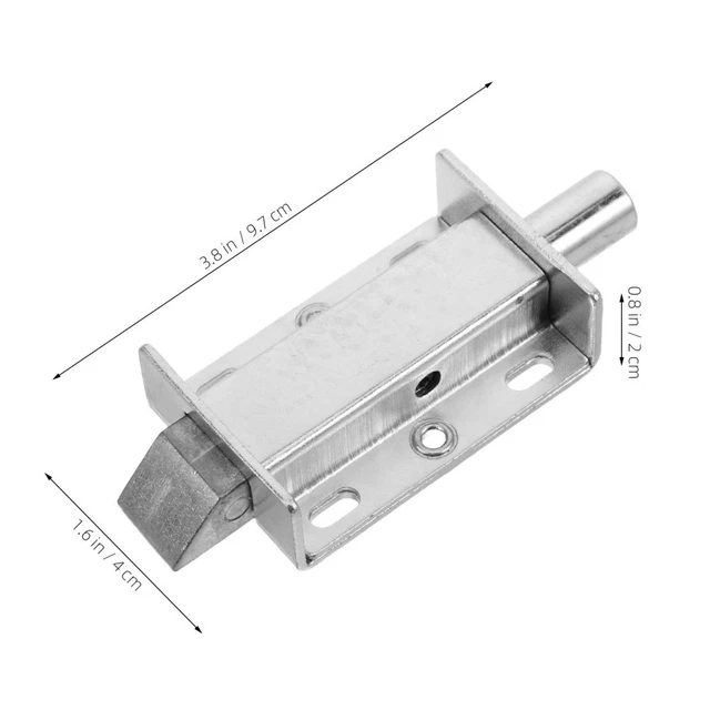 PUSH-PULL SPRING LATCH Bolt Door Lock Iron Spring Loaded Truck Toolbox ...