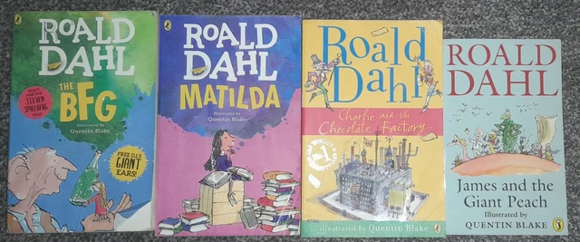 ROALD DAHL BUNDLE - Matilda, BFG, Charlie and the chocolate factory and ...