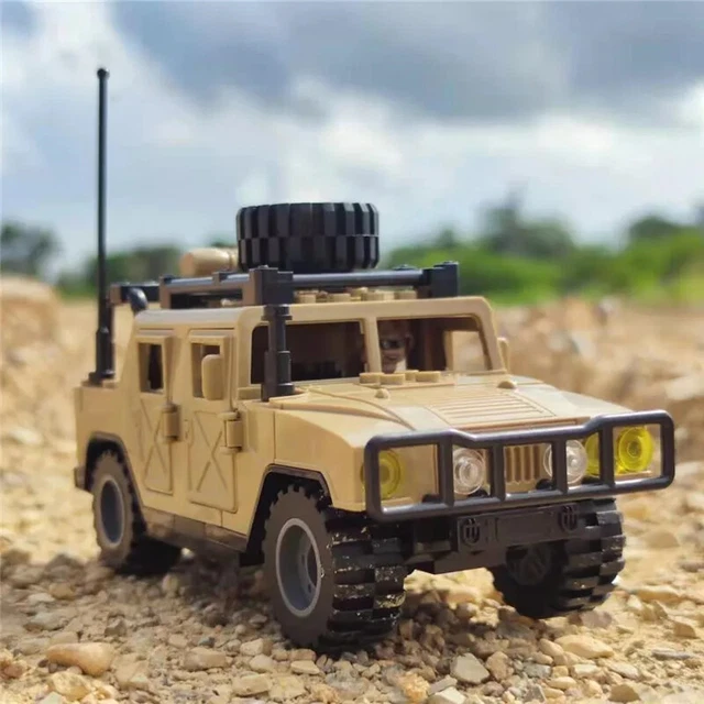 WW2 MILITARY HUMVEE Jeep Building Blocks Set EUR 33,59 - PicClick FR