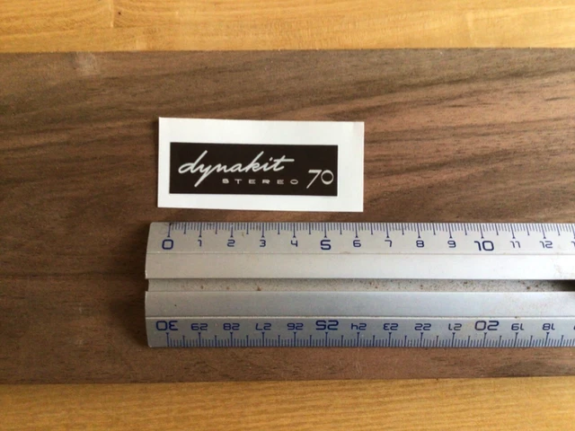 STICKER DYNAKIT ST 70 logo vintage amp ampli platine TURNTABLE tube ...
