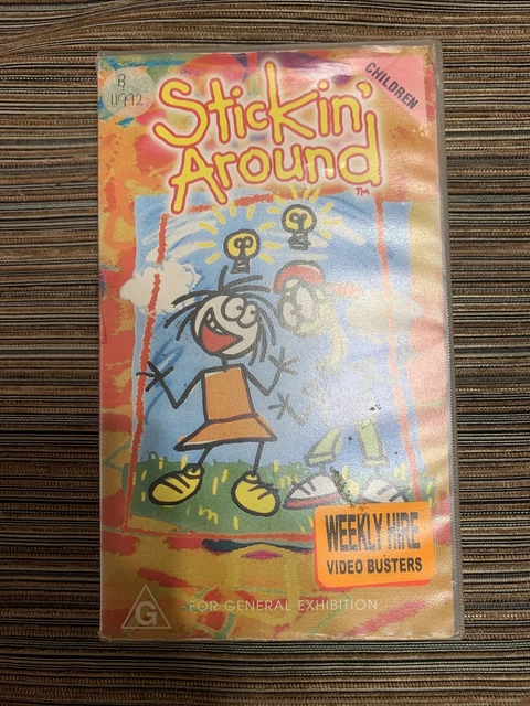 STICKIN' AROUND - VHS PAL 1996 Rare Aus FREE POST $75.00 - PicClick AU