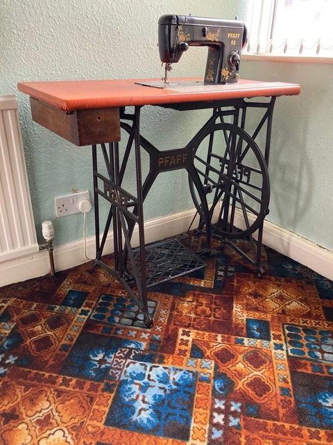 PFAFF 60 SEWING Machine Antique Vintage £150.00 - PicClick UK
