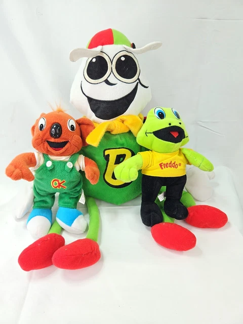 VTG AUSTRALIAN BERTIE Beetle Freddo Frog Caramello Koala Plush Toy Lot ...