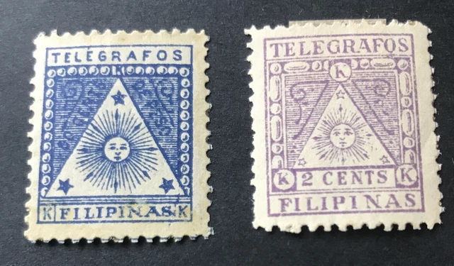 2 FILIPINAS PHILIPPINES Mint and Hinged Stamps See Photos 8-5-24 £5.00 ...