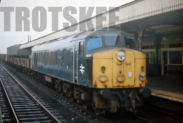 35MM SLIDE BR British Railways Diesel Loco Class 44 D4 Chesterfield ...