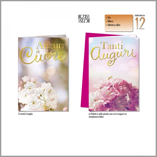 BIGLIETTO AUGURI COMPLEANNO Con Busta Bc.7351 EUR 3,00 - PicClick IT