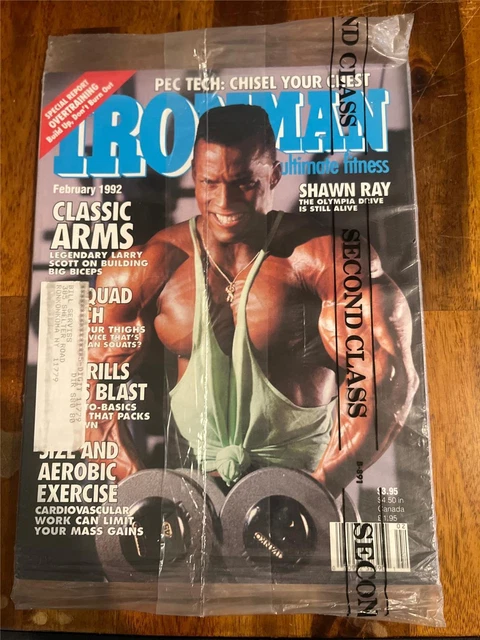 IRONMAN BODYBUILDING MUSCLE magazine SHAWN RAY 2-92 (New) $10.00 - PicClick
