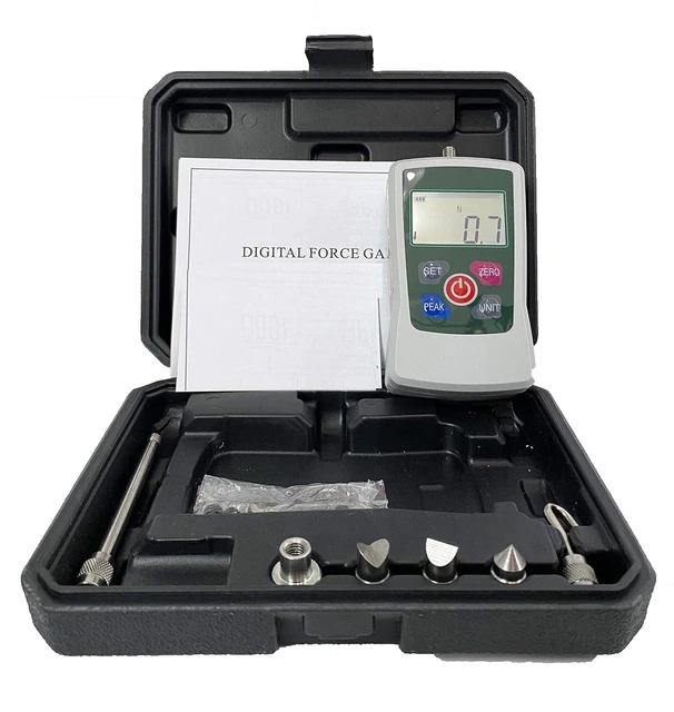 PORTABLE FORCE GAUGE Digital Force Gauge Push Pull Gauge Force Meter ...